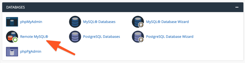 How To Use A Remote Mysql® Database With Cpanel Vab
