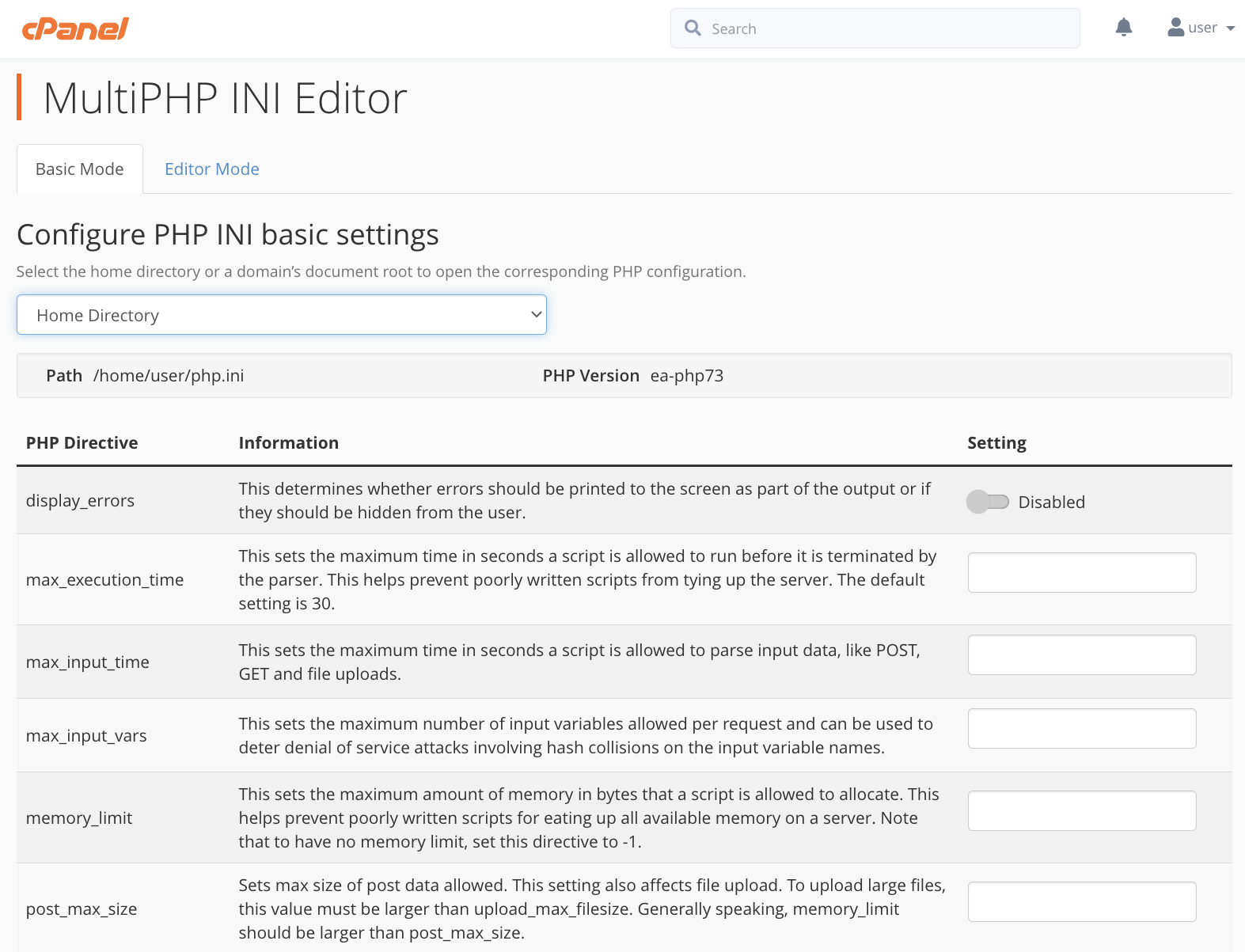 How To Increase The PHP Max Upload Size In CPanel VAB